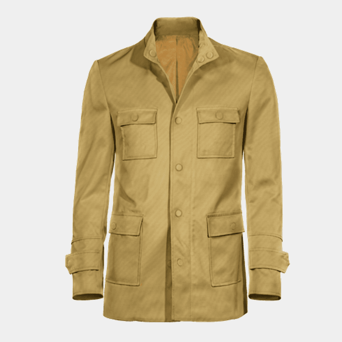 Long beige Field jacket