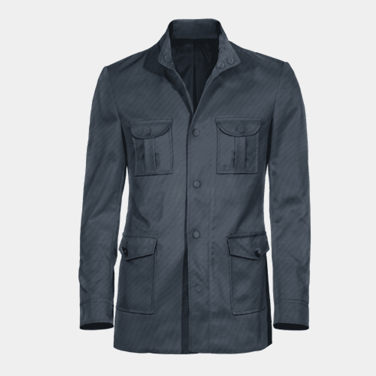 Long blue Field jacket