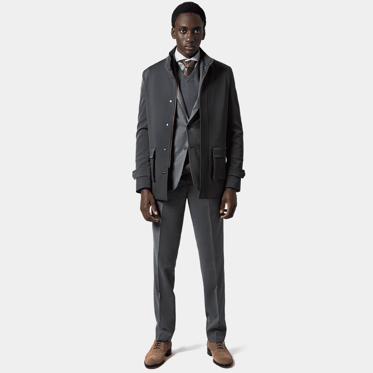 Dark Gray military jacket