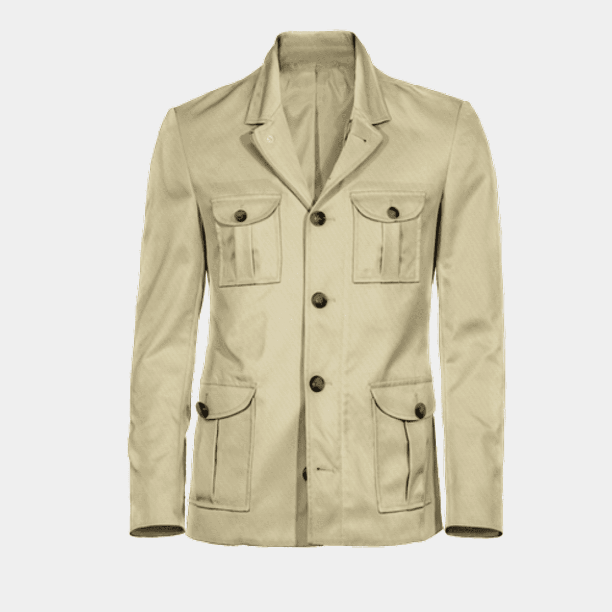 Lapeled beige Field jacket