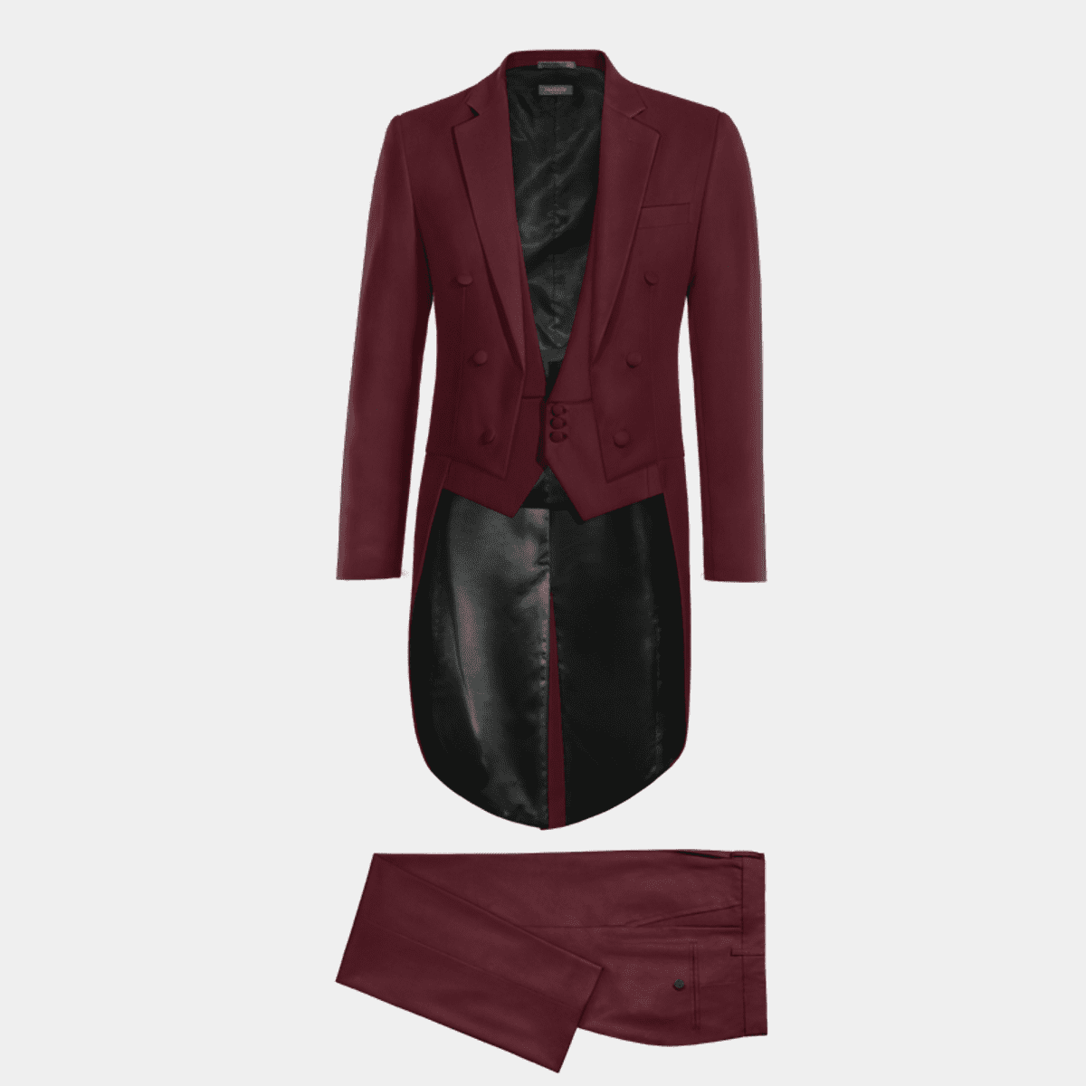 Red tailcoat with red waistcoat