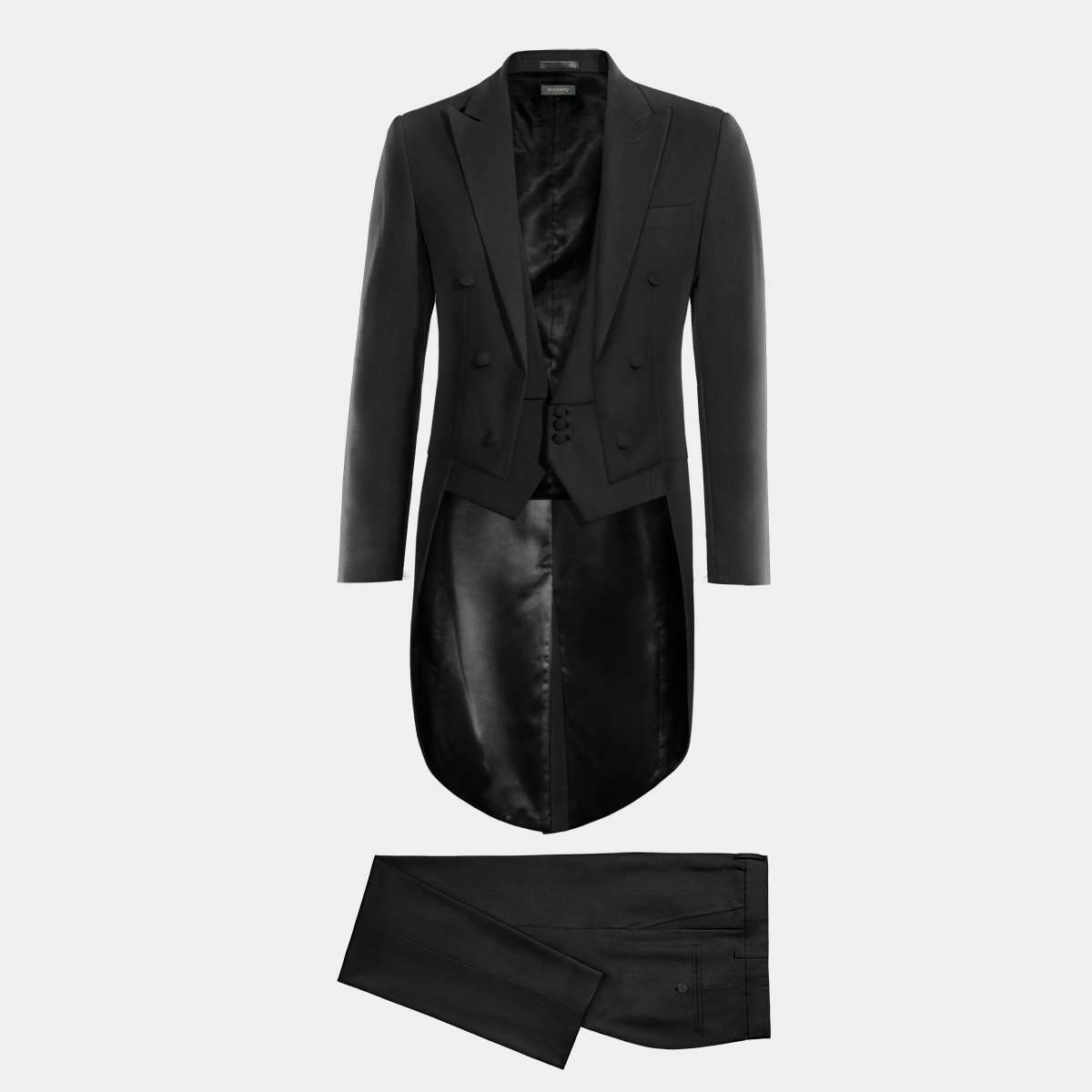 Queue de pie noir avec gilet noir 298€ | Hockerty