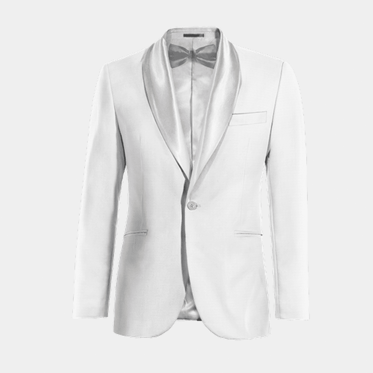Ivory wide lapel year-round 1-button Tux Jacket