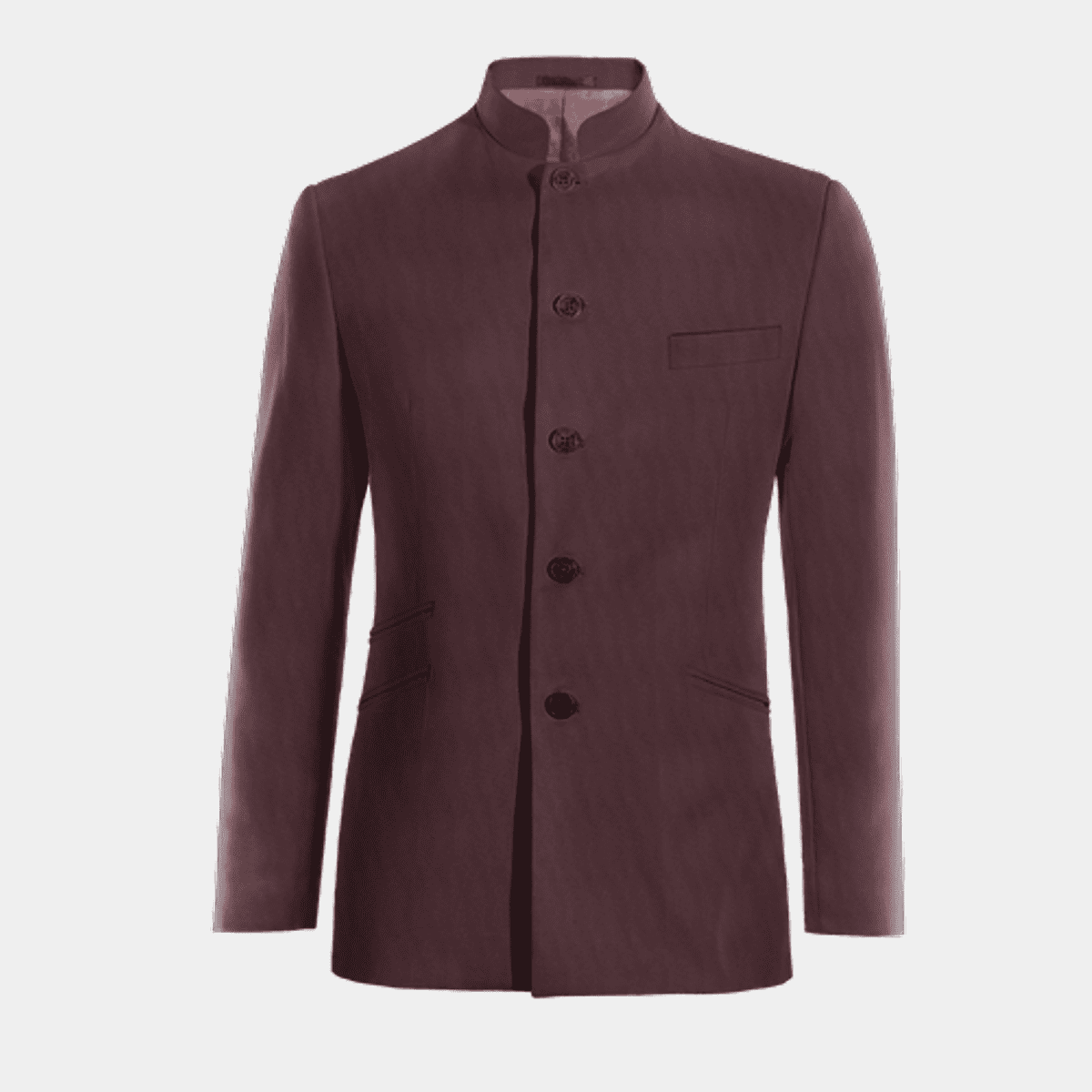 Burgundy mao essential Jacket