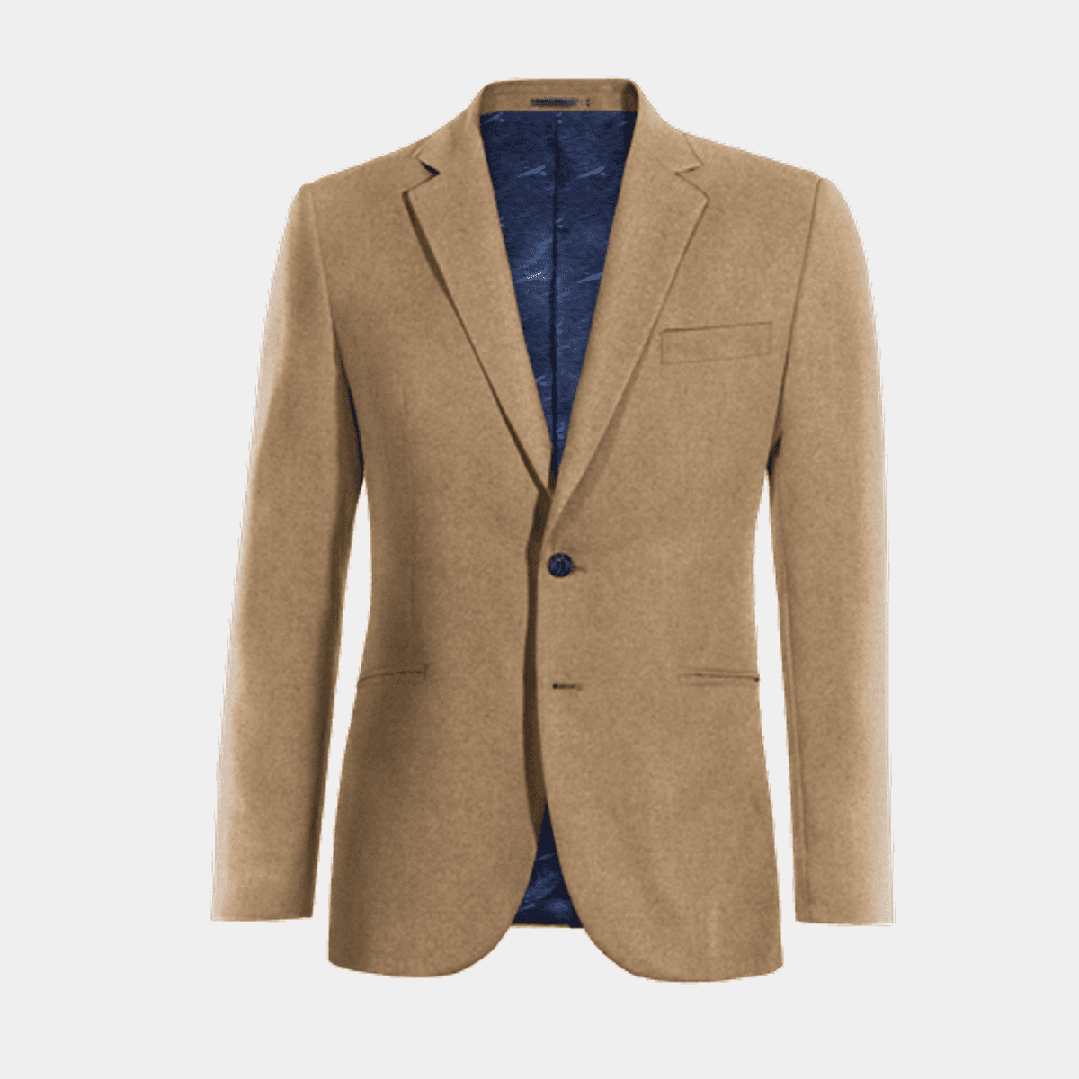 Camel donegal tweed slim fit Jacket