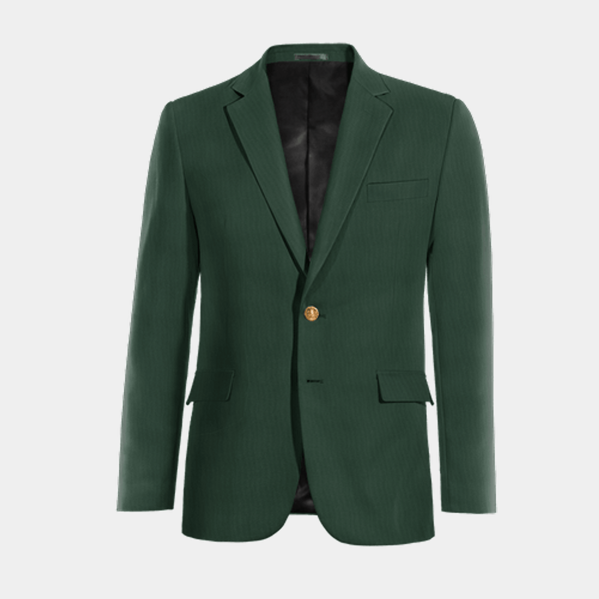 Dark green super 100s essential Jacket