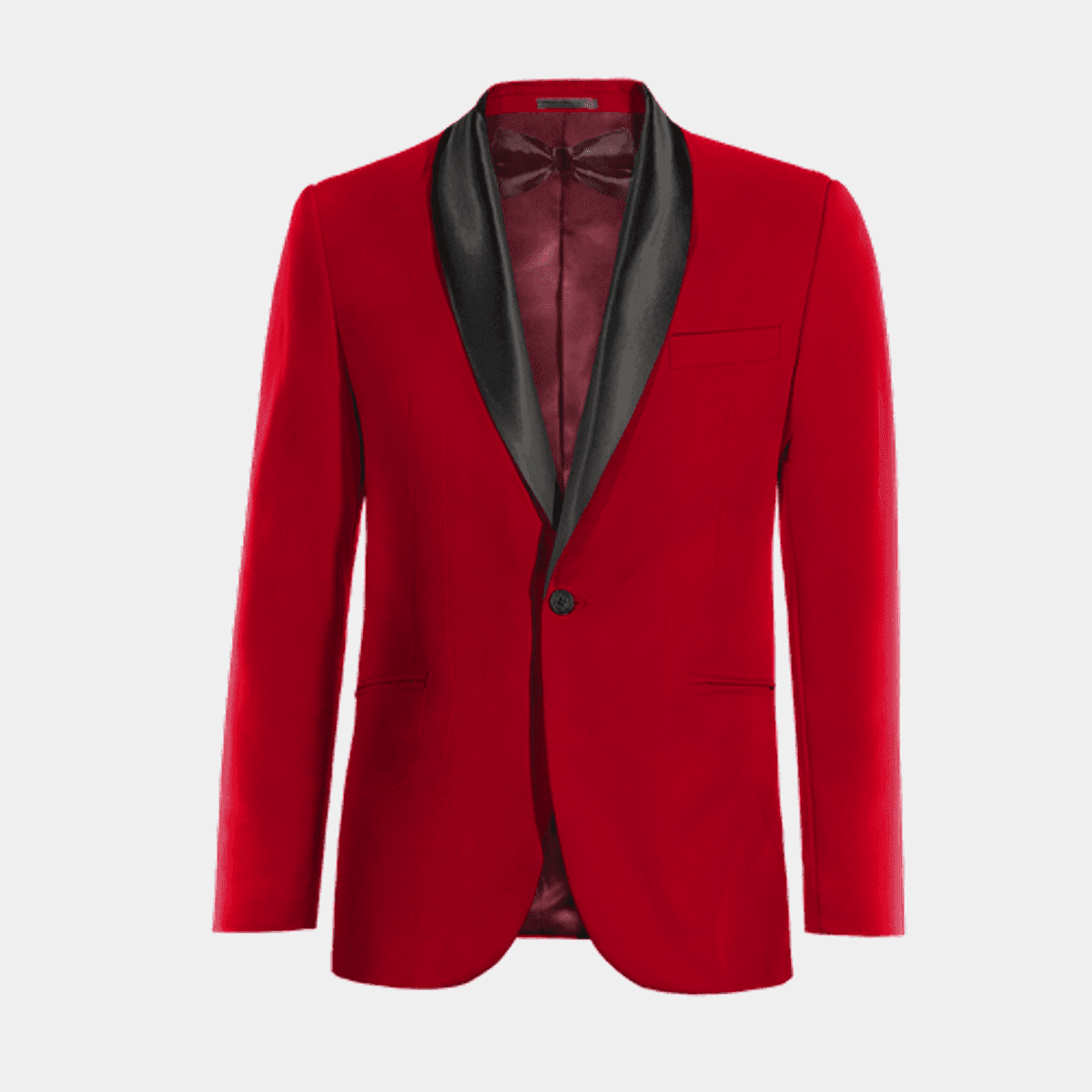 Intense red year-round 1-button Dinner Jacket