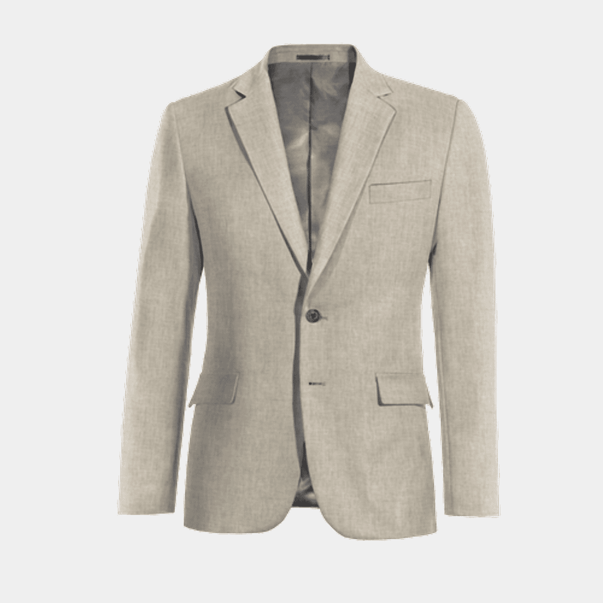 Veste grise chevrons en lin édition limitée