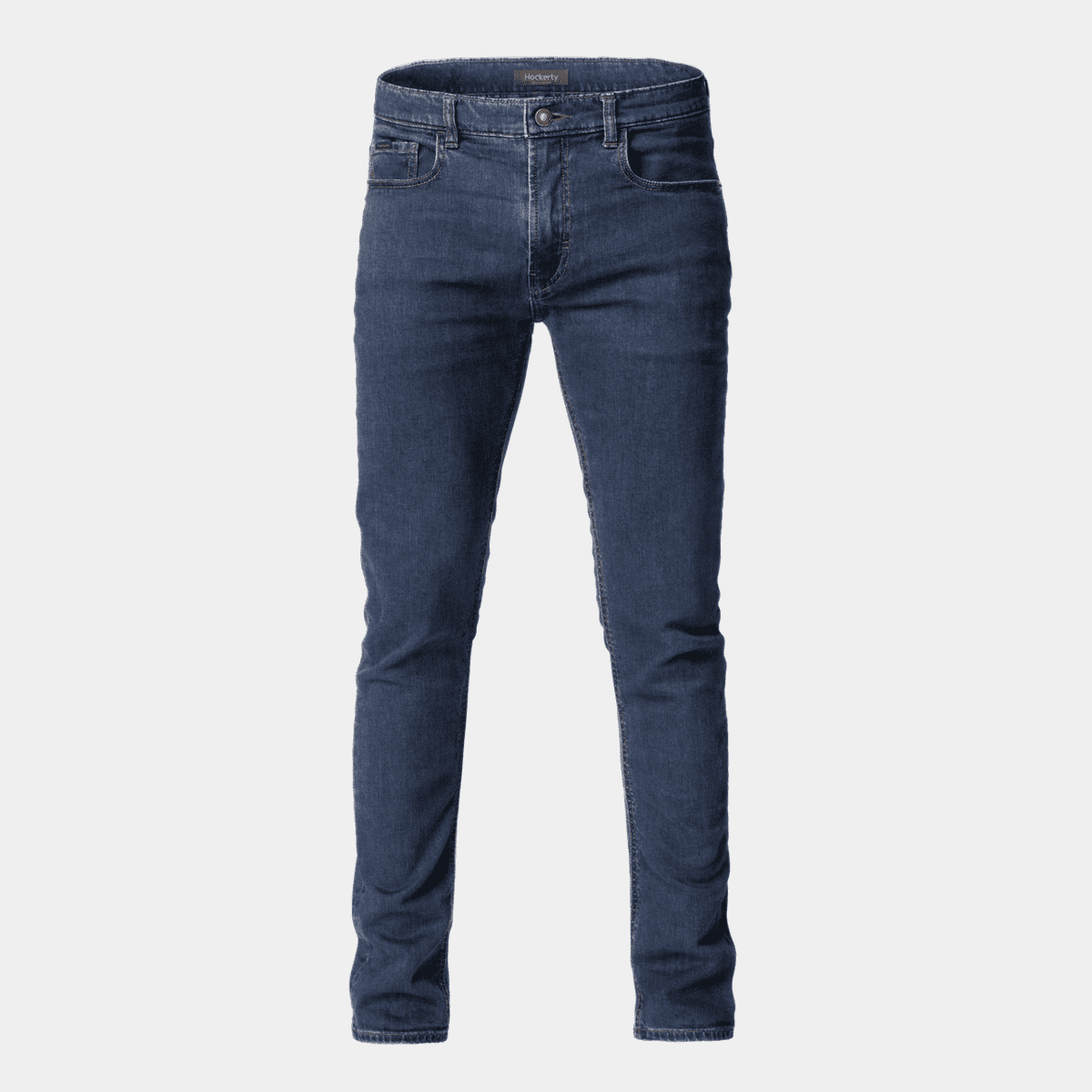 Business clean mid blue slim Jeans