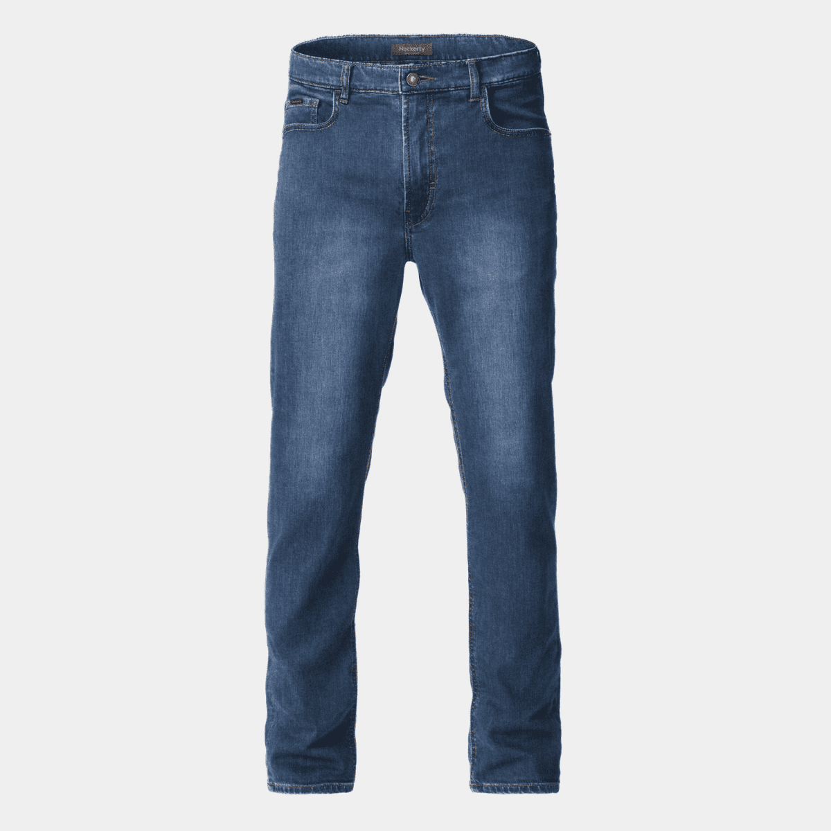 Medium blue straight Jeans