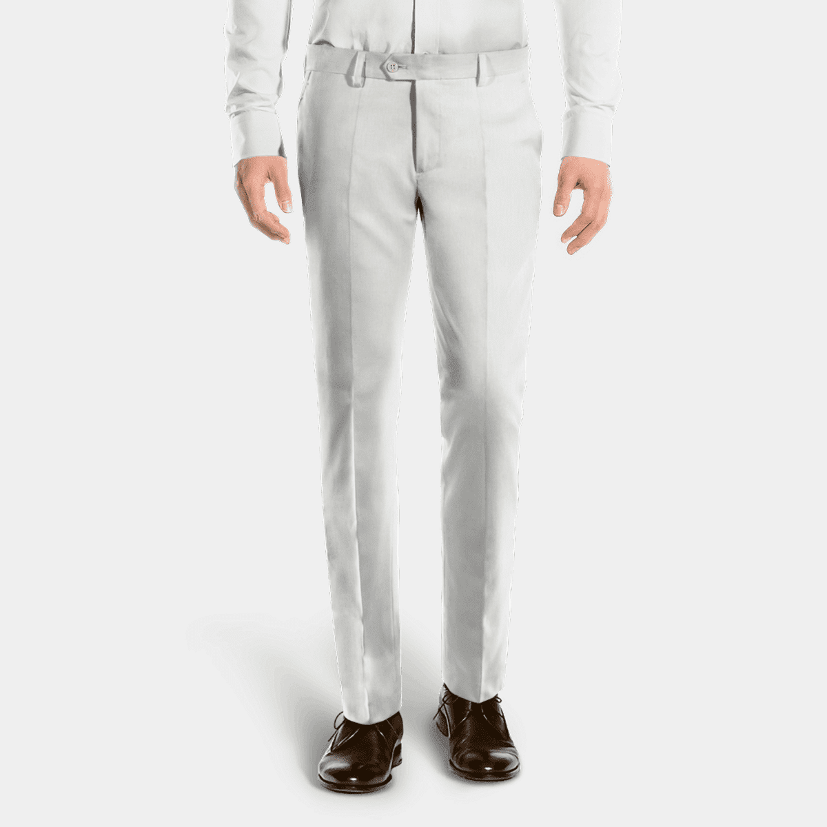 Ivory linen limited-edition Trousers