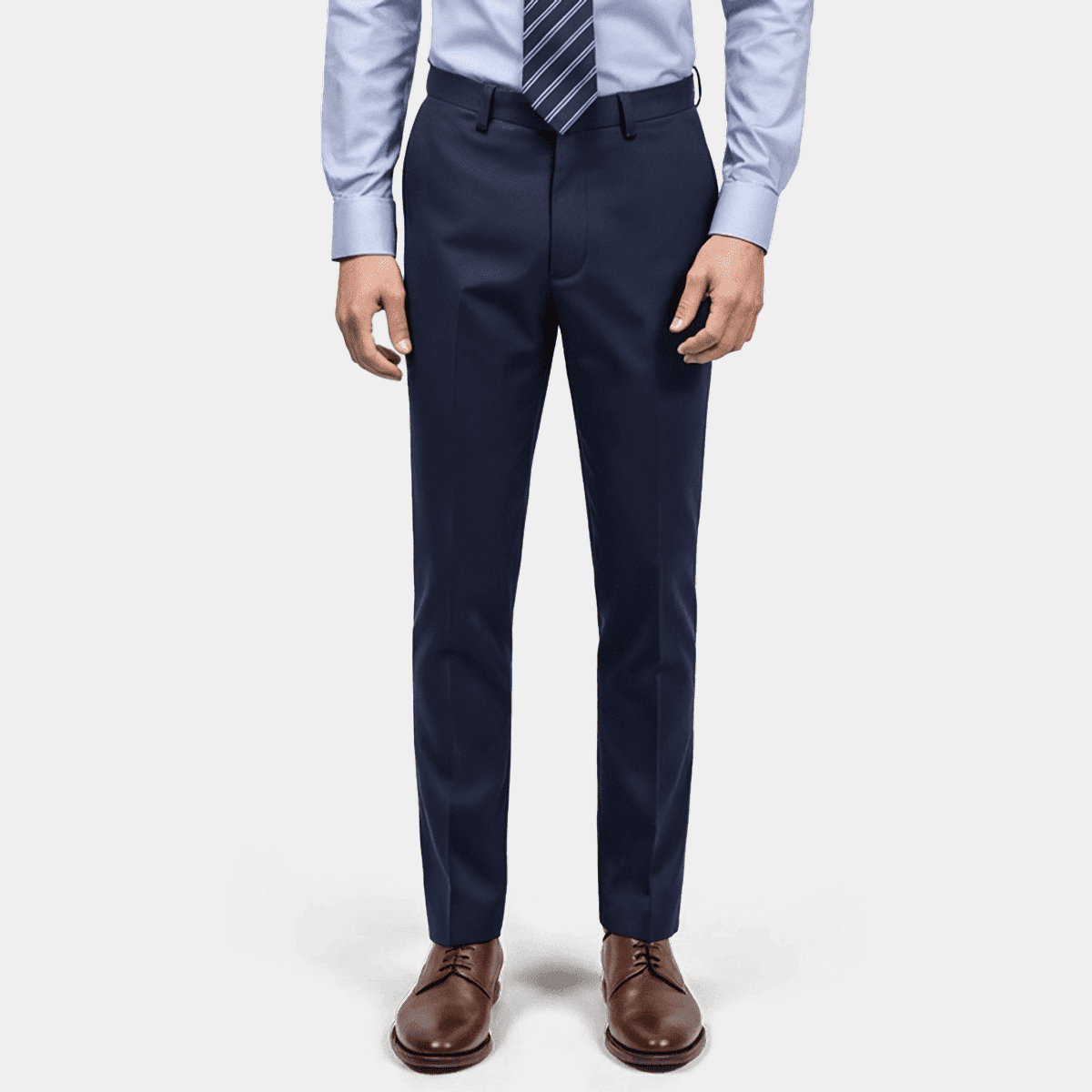 Navy blue slim fit Trousers