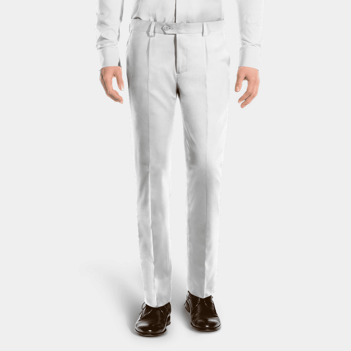 Off-white pleat regular fit Trousers