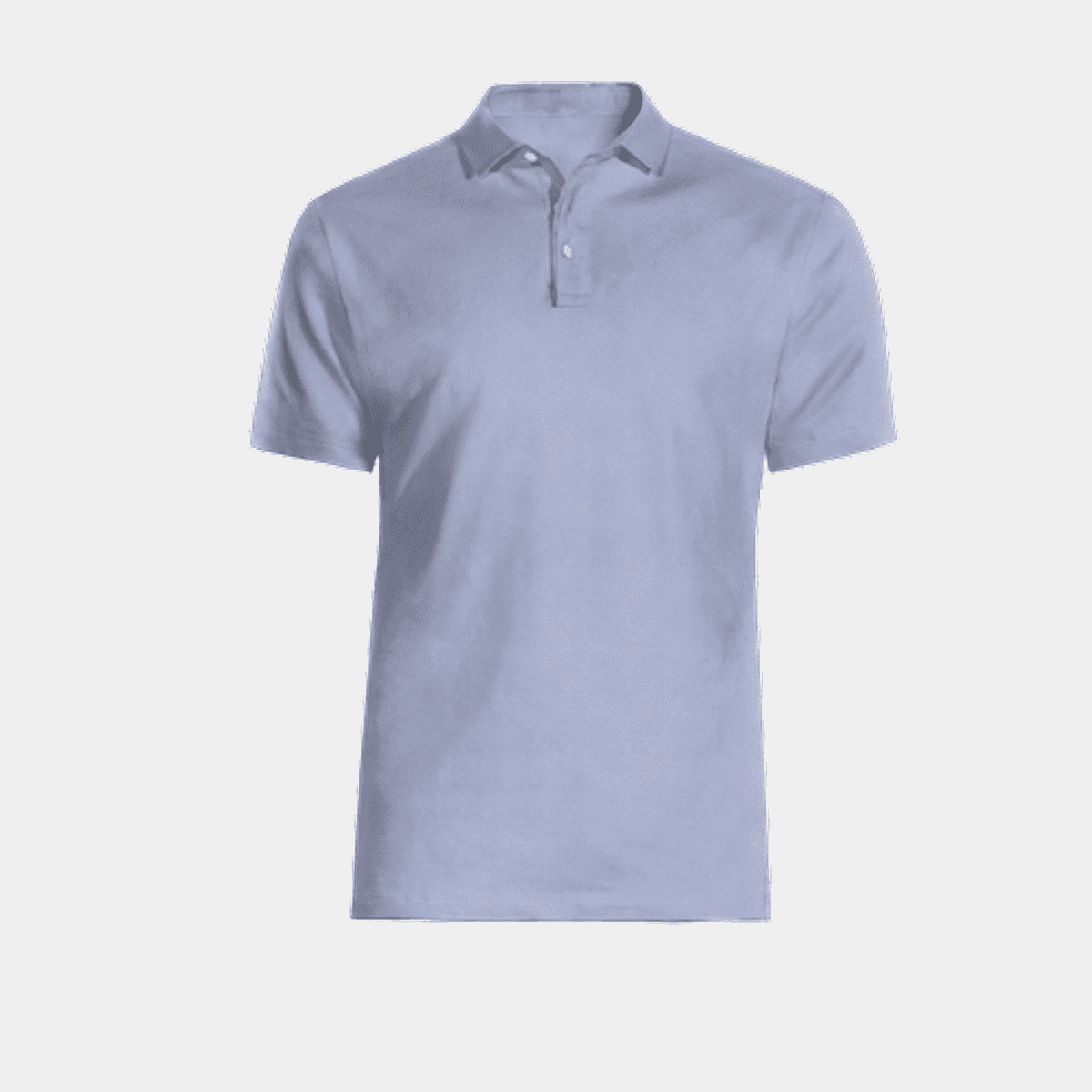 Dusty blue anti-pilling breathable pique polo shirt