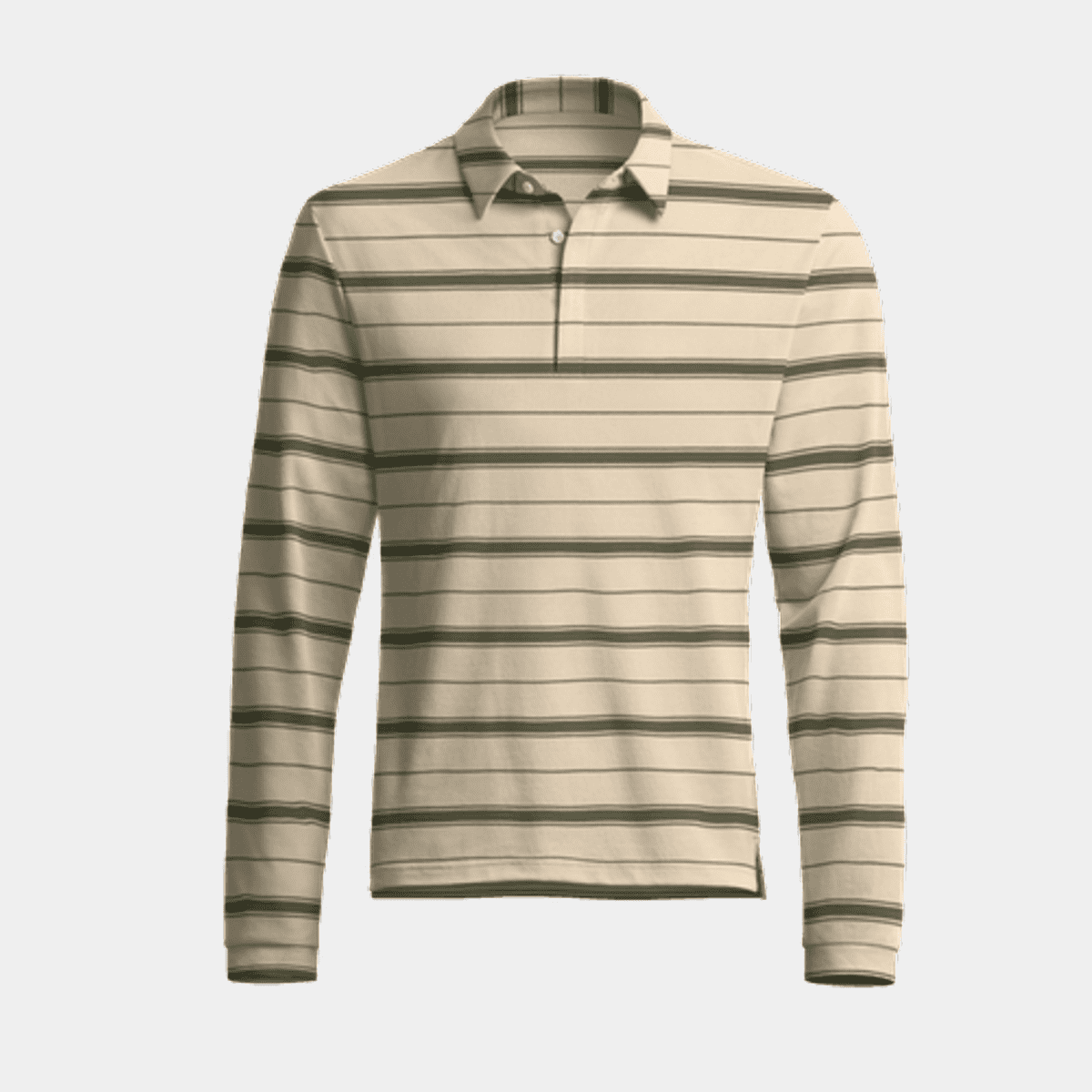 Lightweight olive green rugby shirt