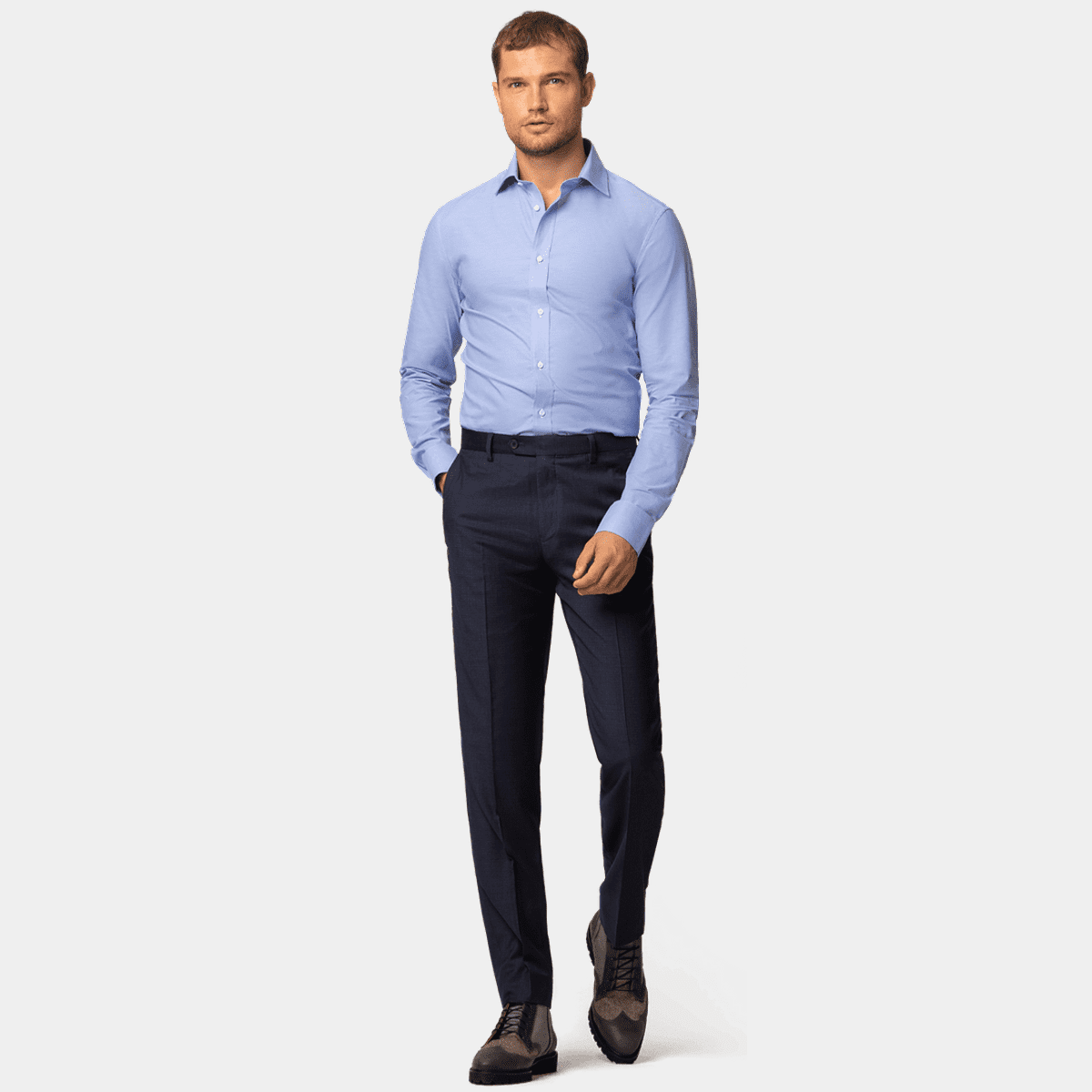 Mens Blue Dress Shirts | Hockerty