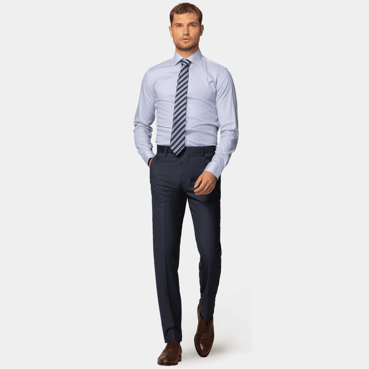 Mens Striped Dress Shirts | Hockerty