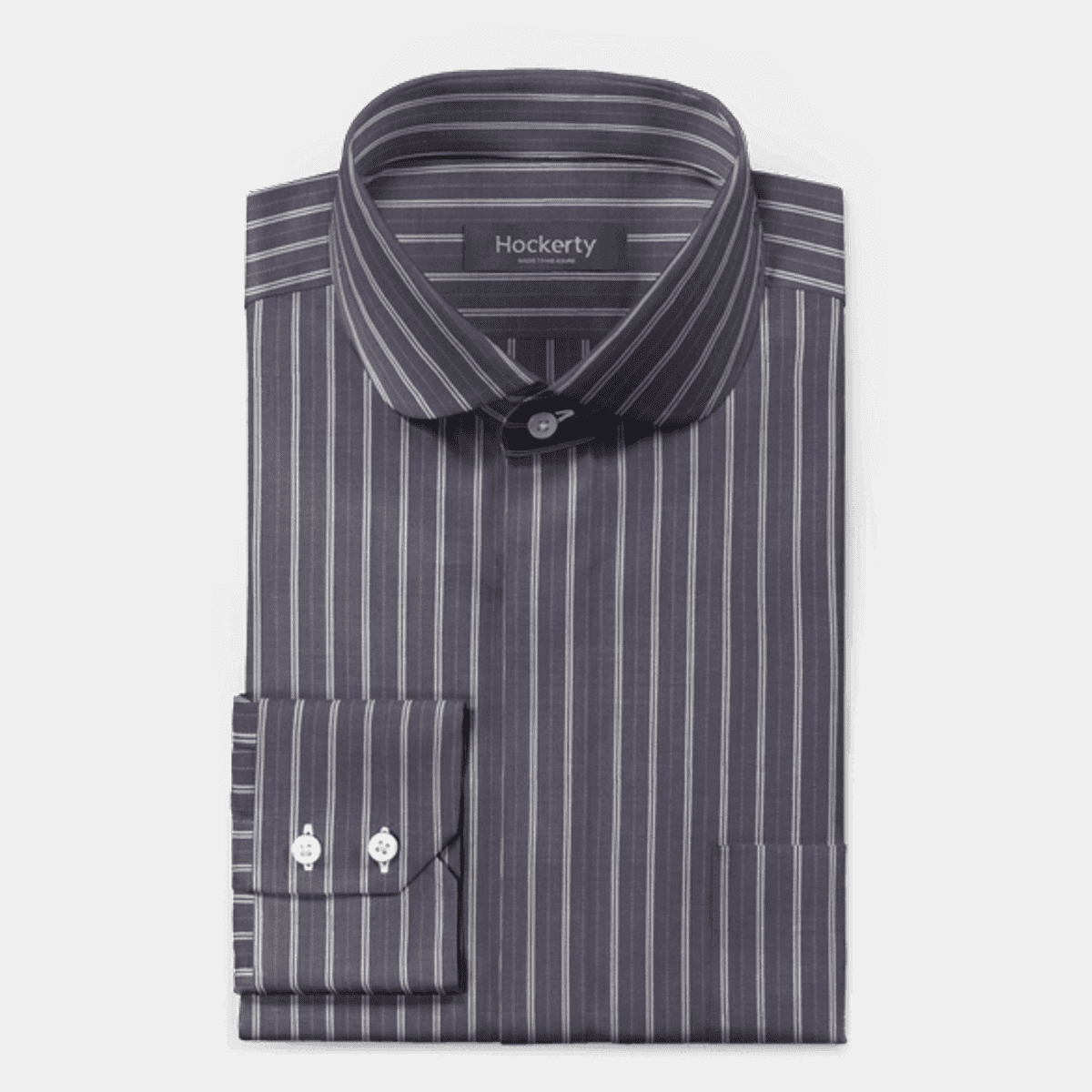 Rounded Collar striped shirts | Hockerty
