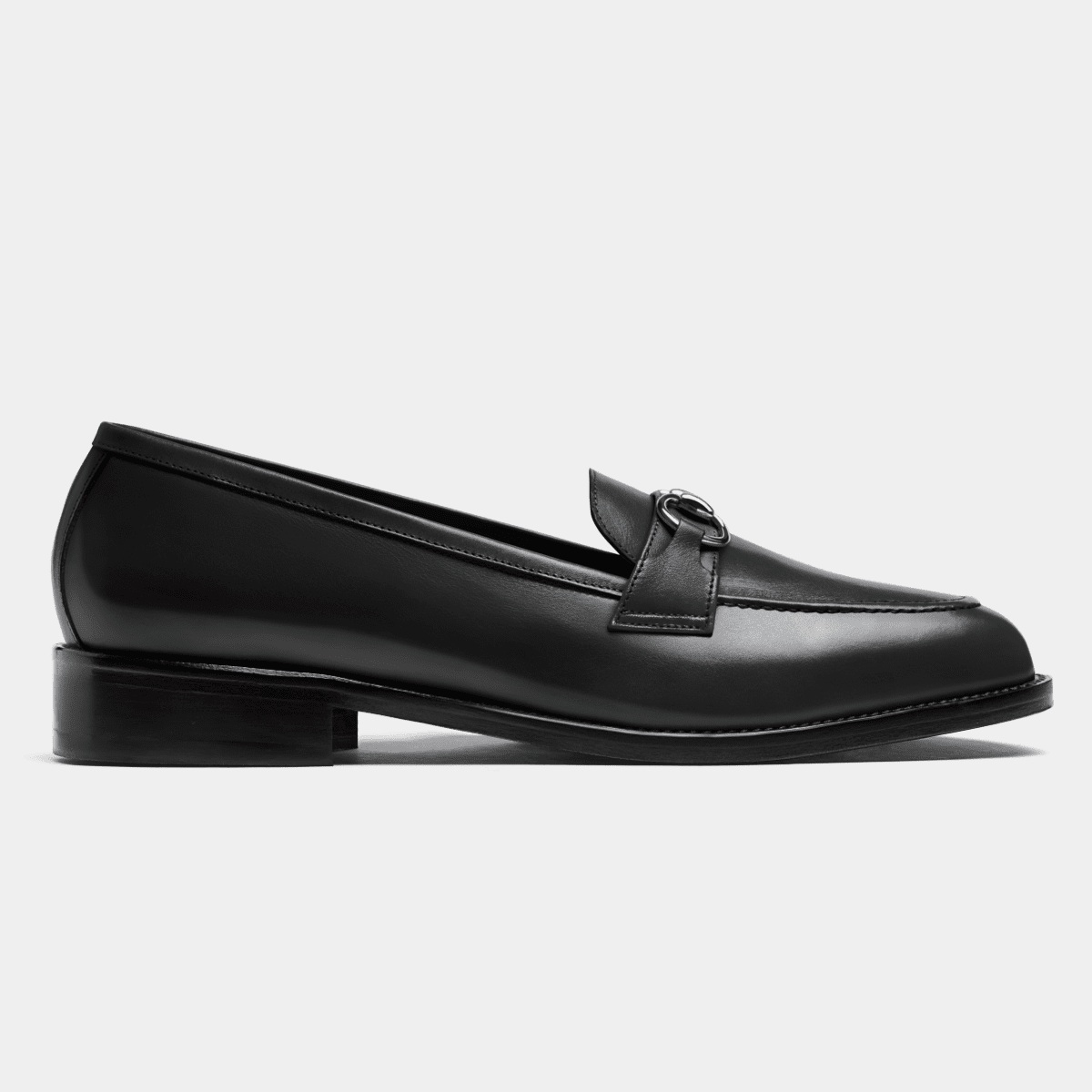 Horsebit loafers in black leather