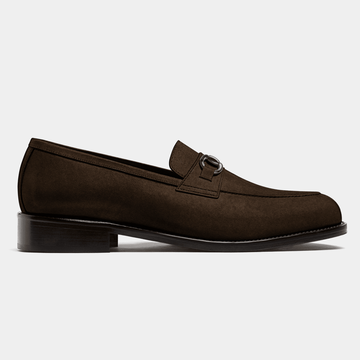 Horsebit loafers in brown suede
