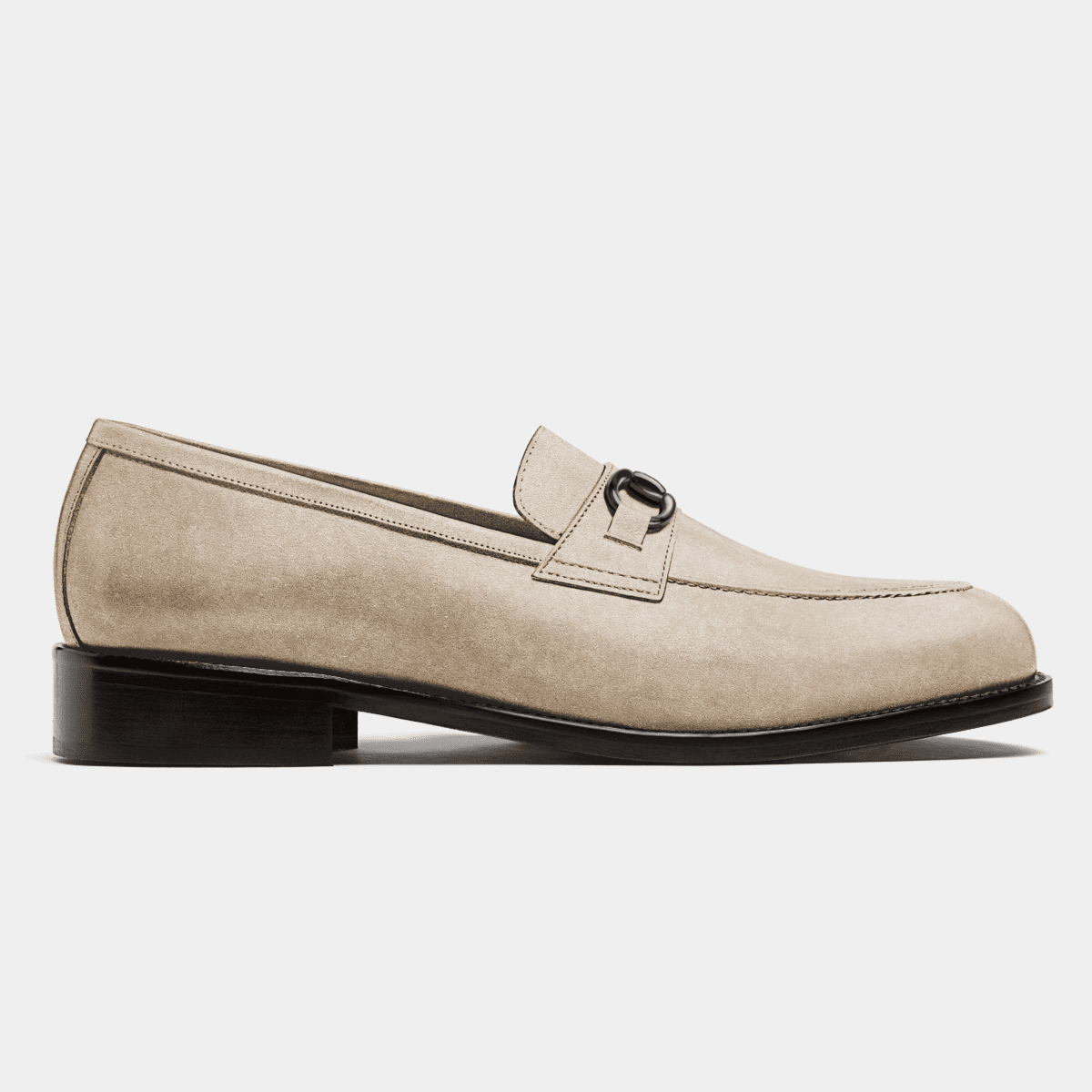 Bit Loafer in beige suede