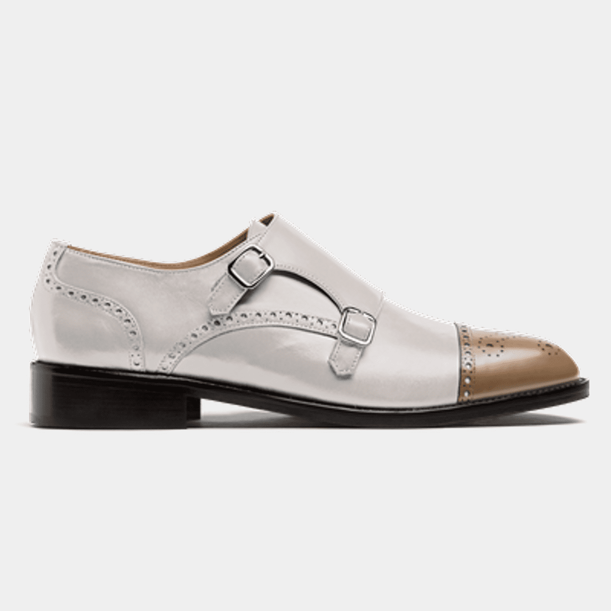 White Monk Shoes | Hockerty