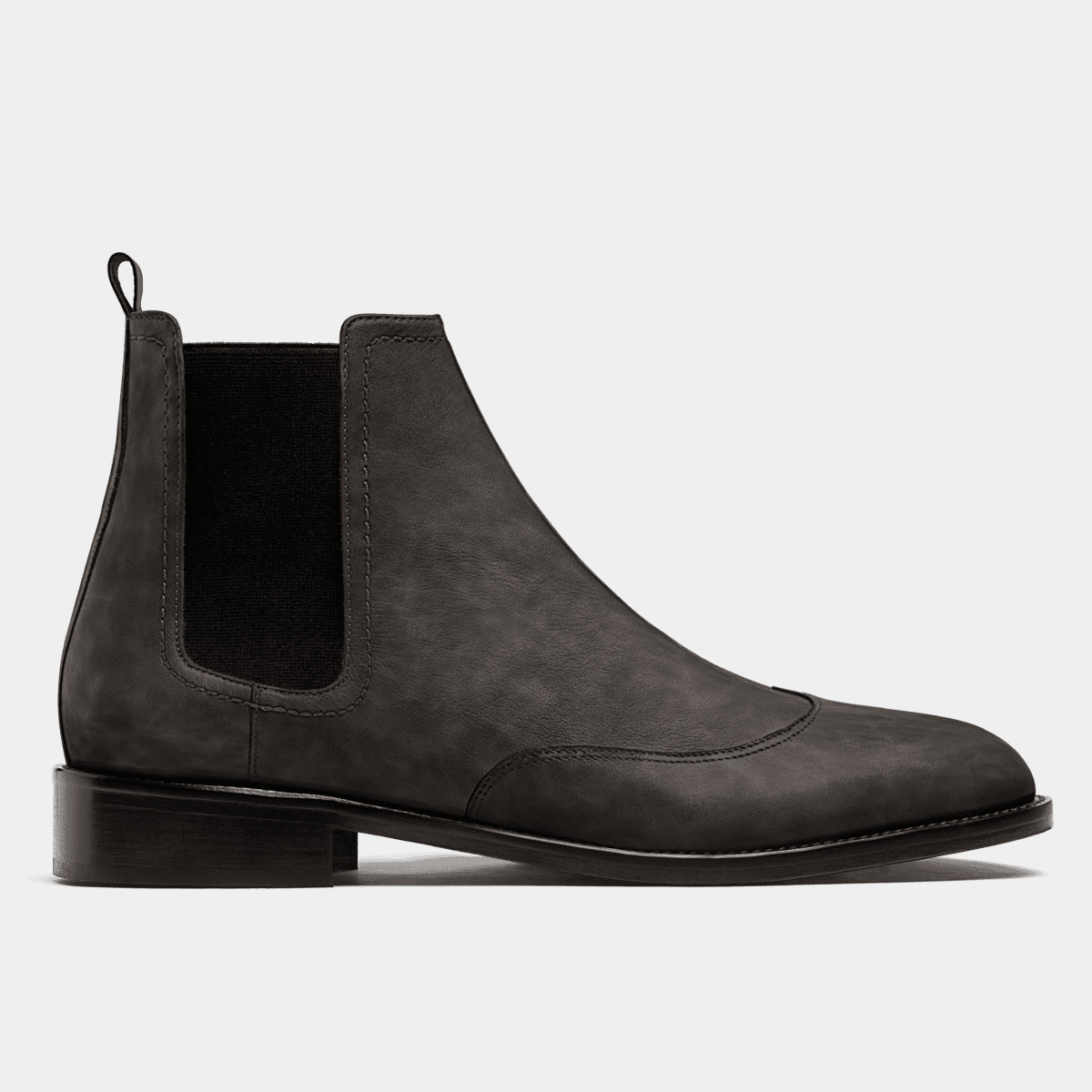 Botas Chelsea Hombre pala vega en piel encerada gris