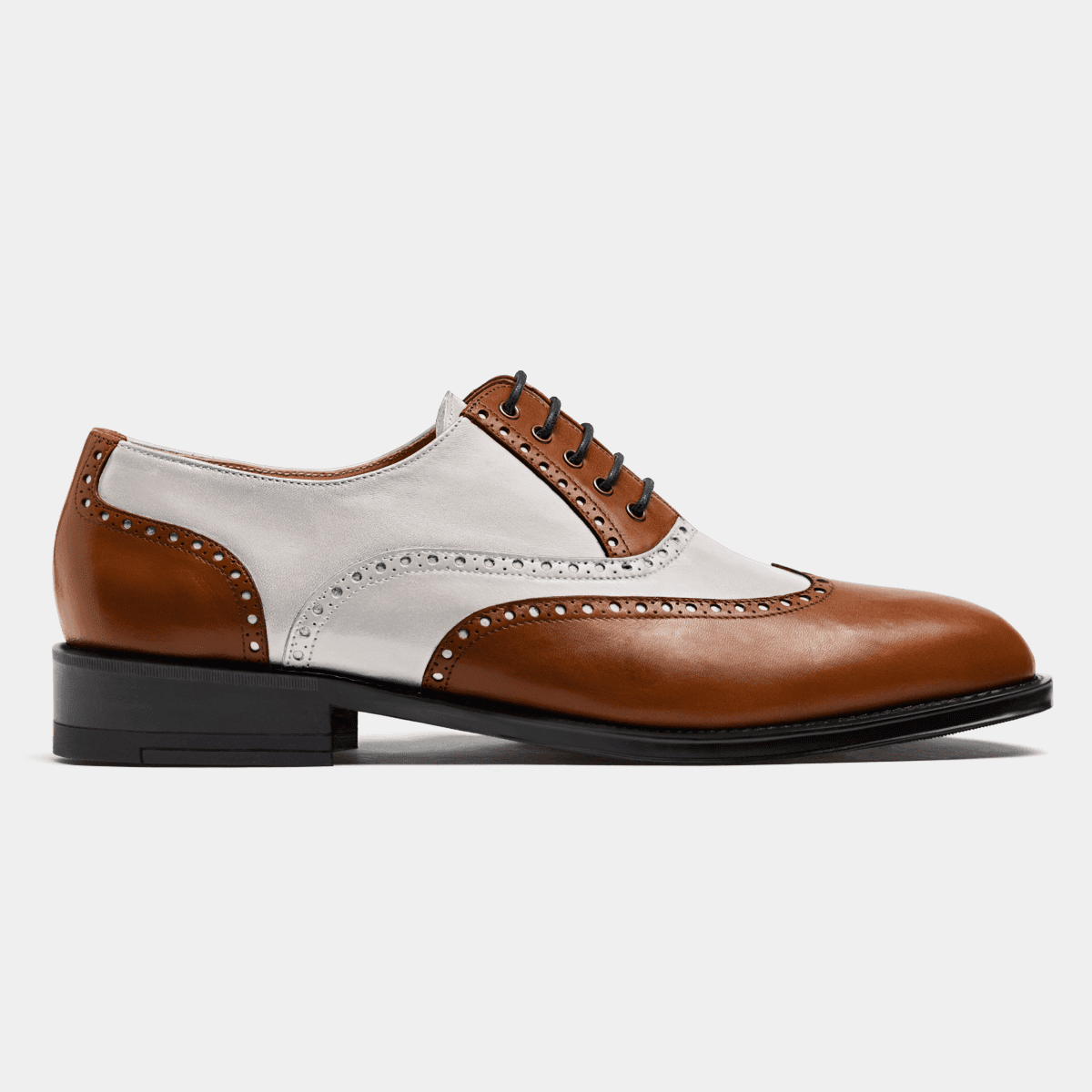 2 Tone shoes - blue & white leather