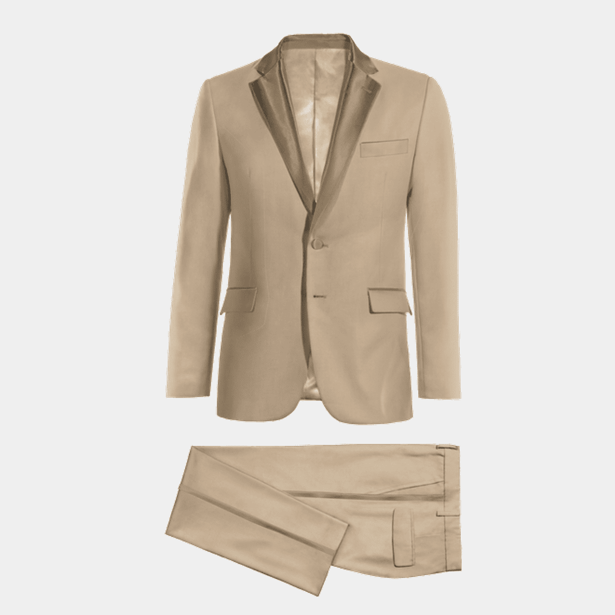 Smoking homme beige essentiel