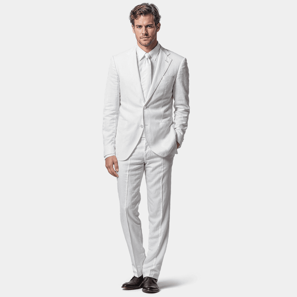 Ivory linen limited edition Suit