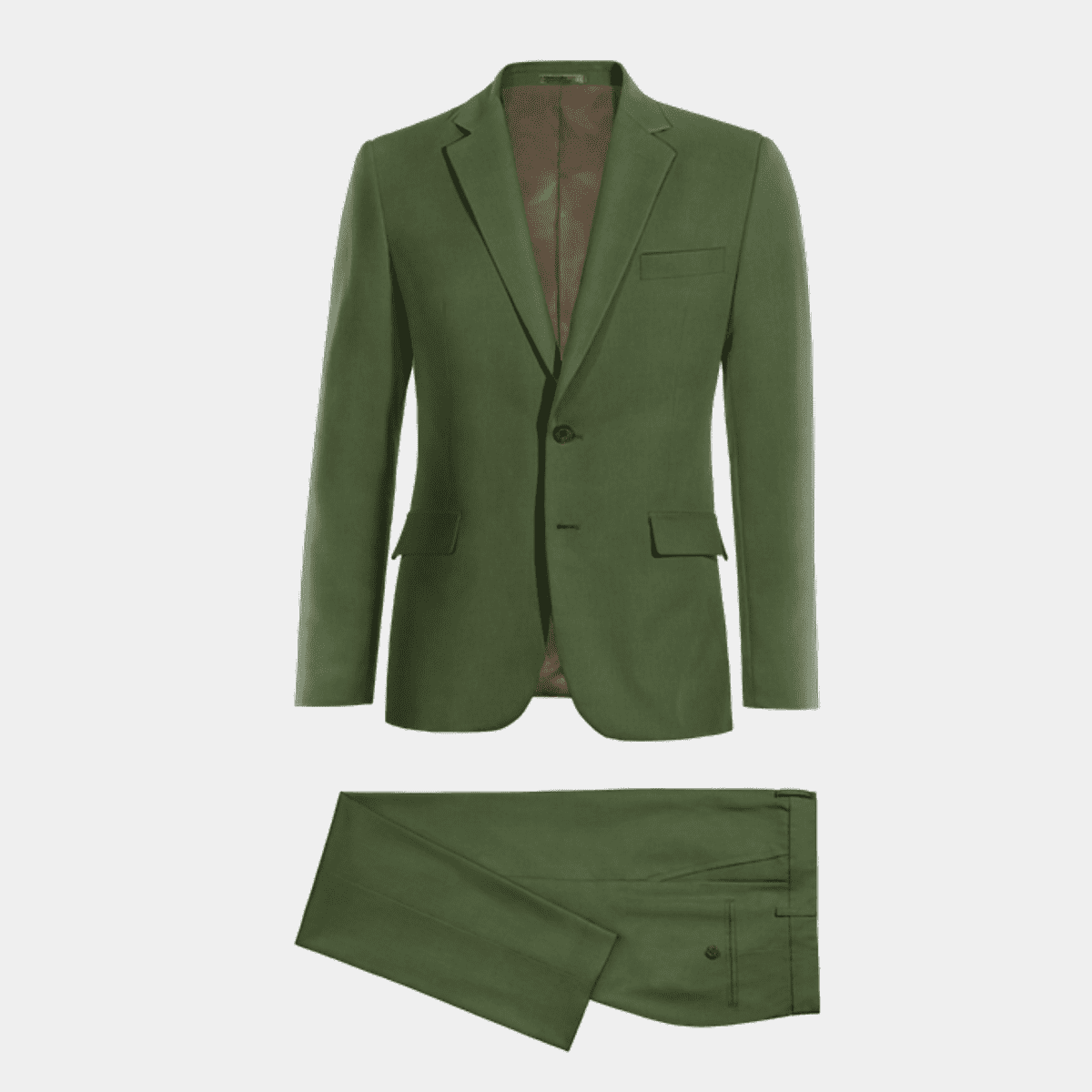 Costume vert forêt stretch essentiel