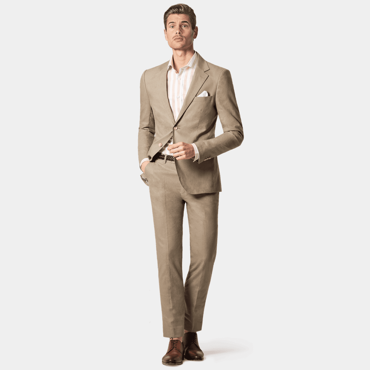 Beige Suit