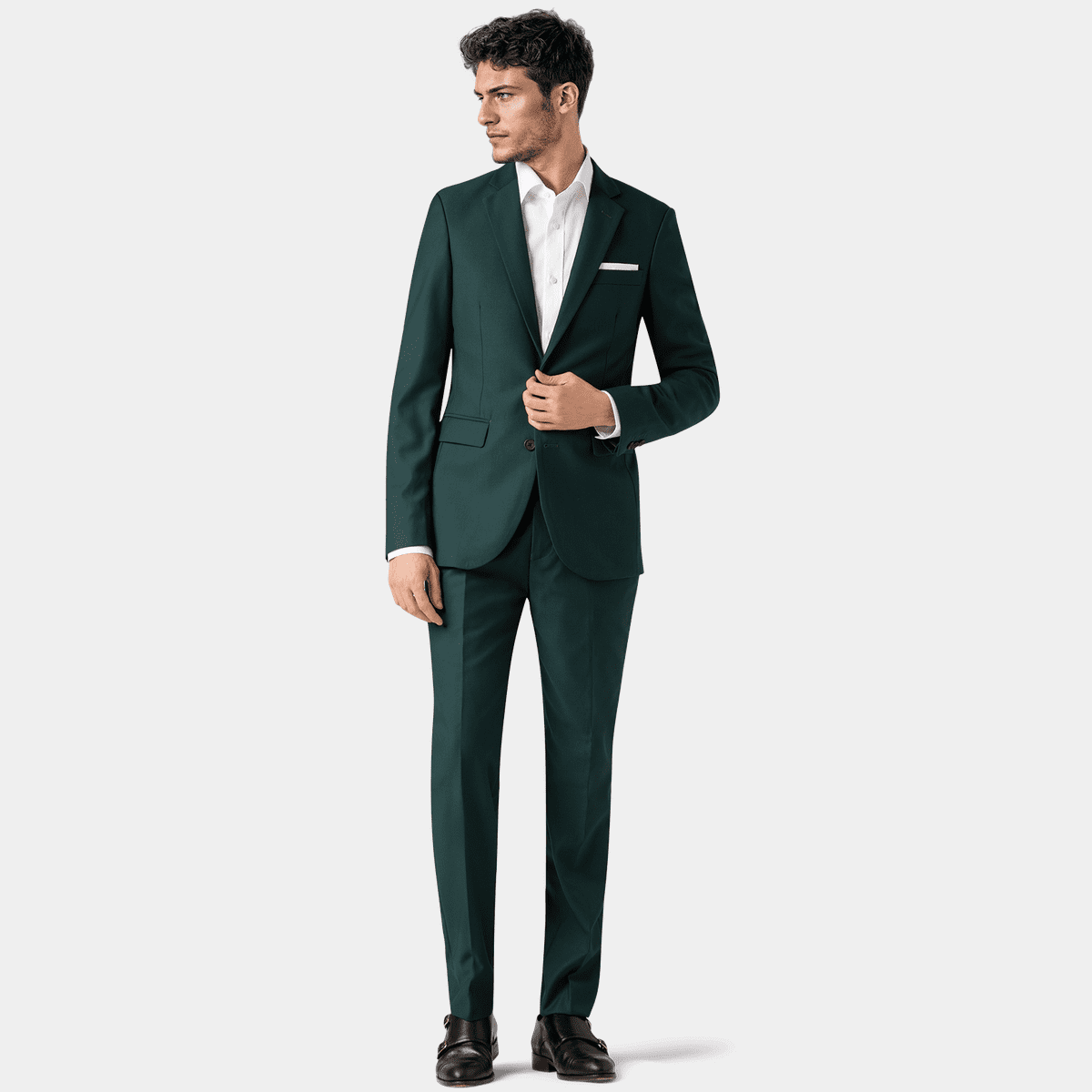 Costume homme vert super 100s