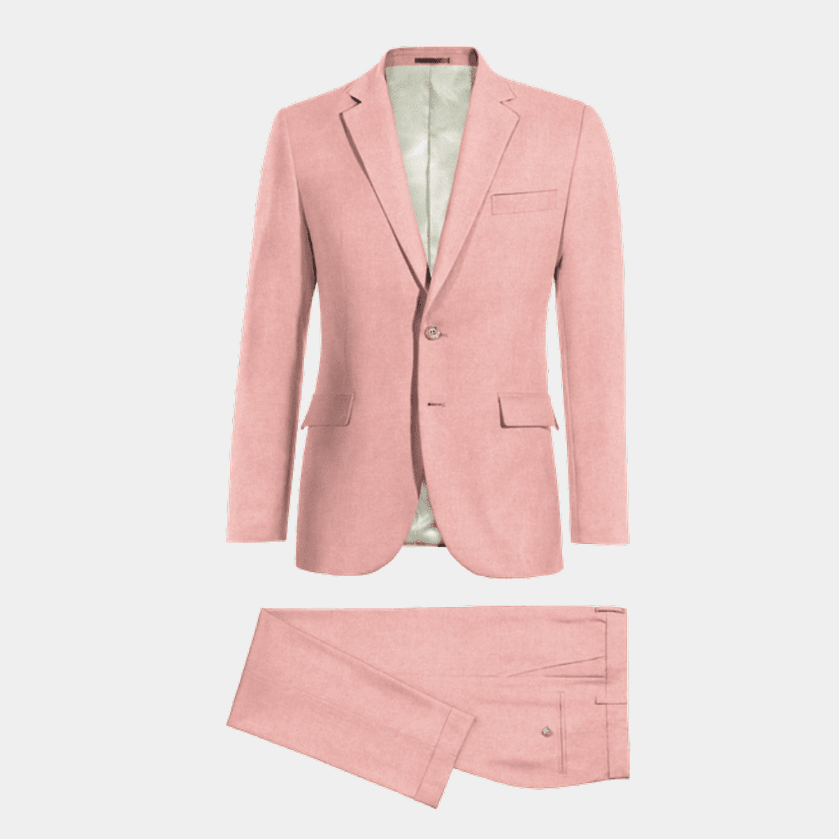 Light pink herringbone tweed Suit