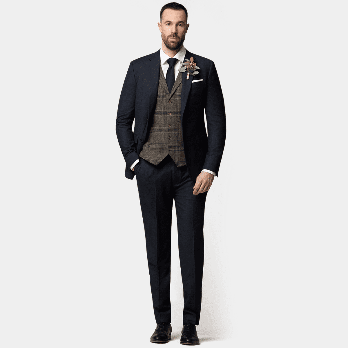 Vested 100% wool suits | Hockerty