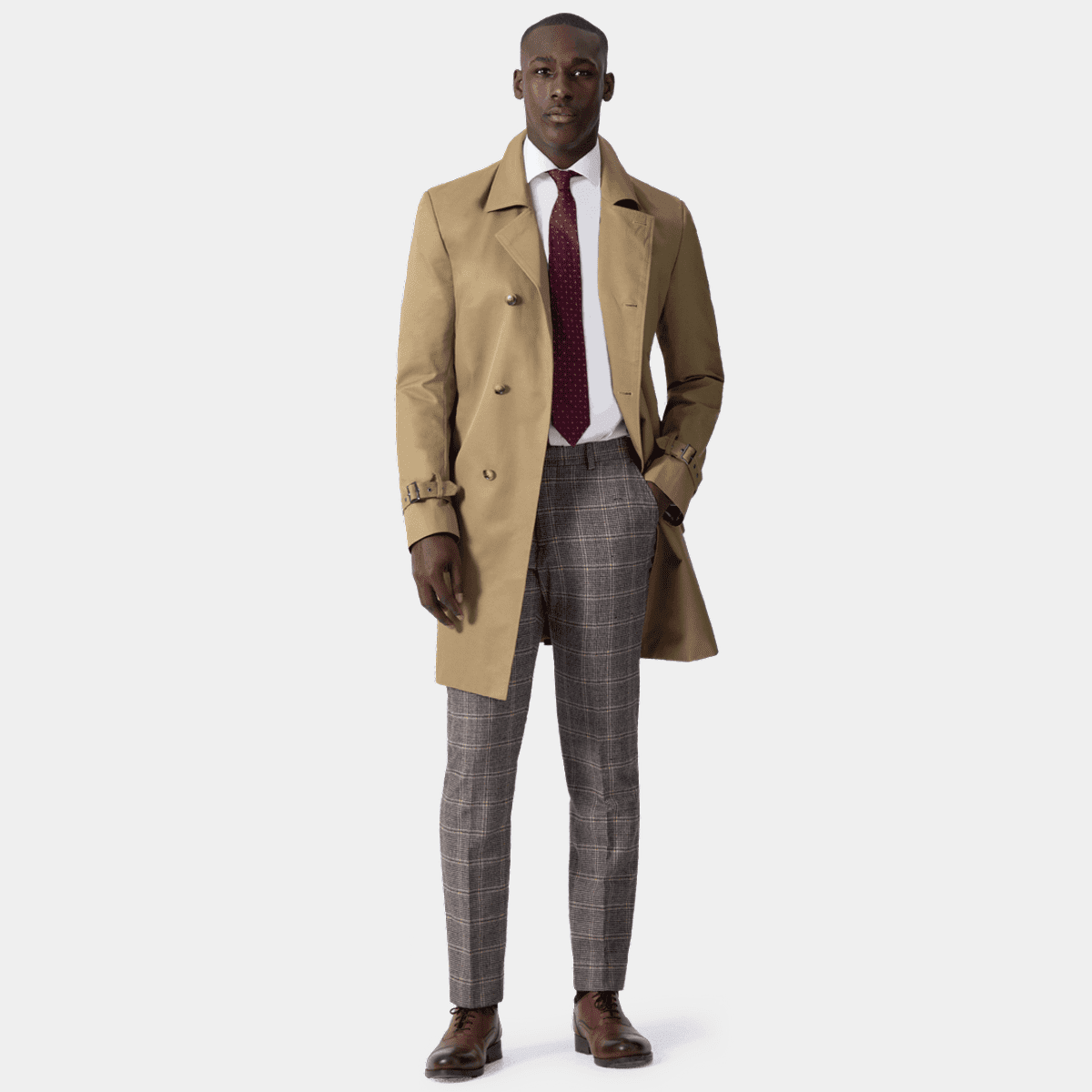 Brown Trench Coats for Men | Hockerty