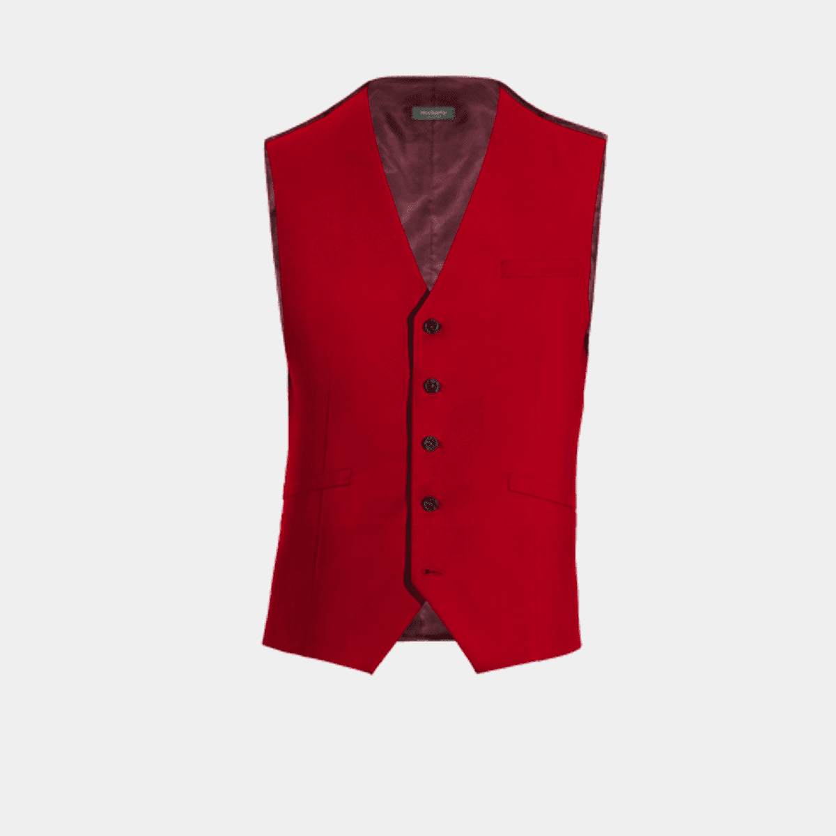 Intense red essential Waistcoat