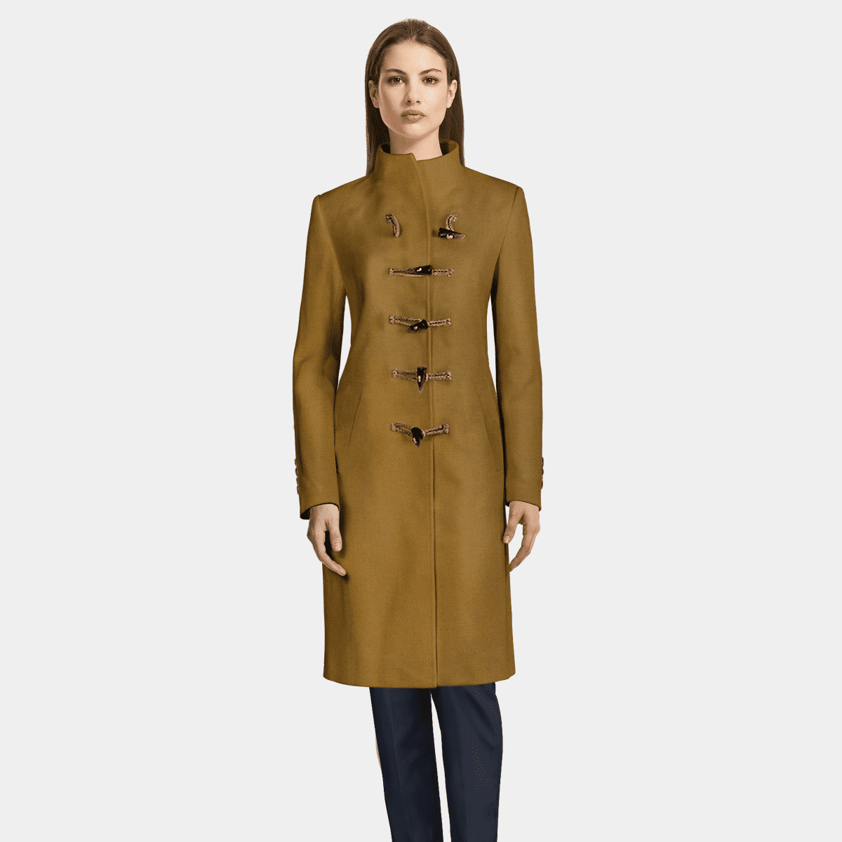 Long camel Duffle Coat | Sumissura