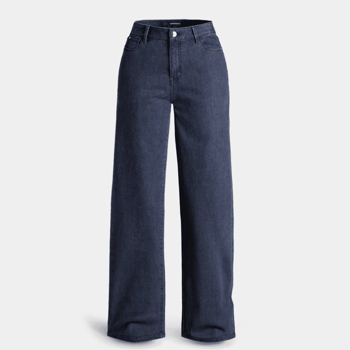 Navy blue Wide leg Jeans | Sumissura