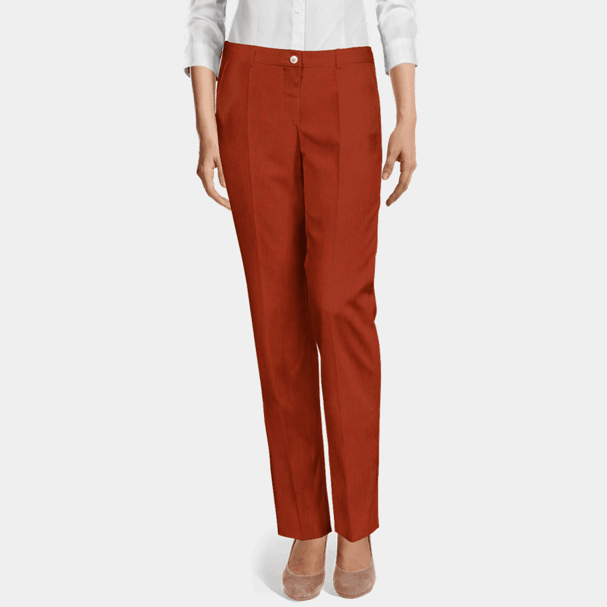 Women's red Long Pants | Sumissura