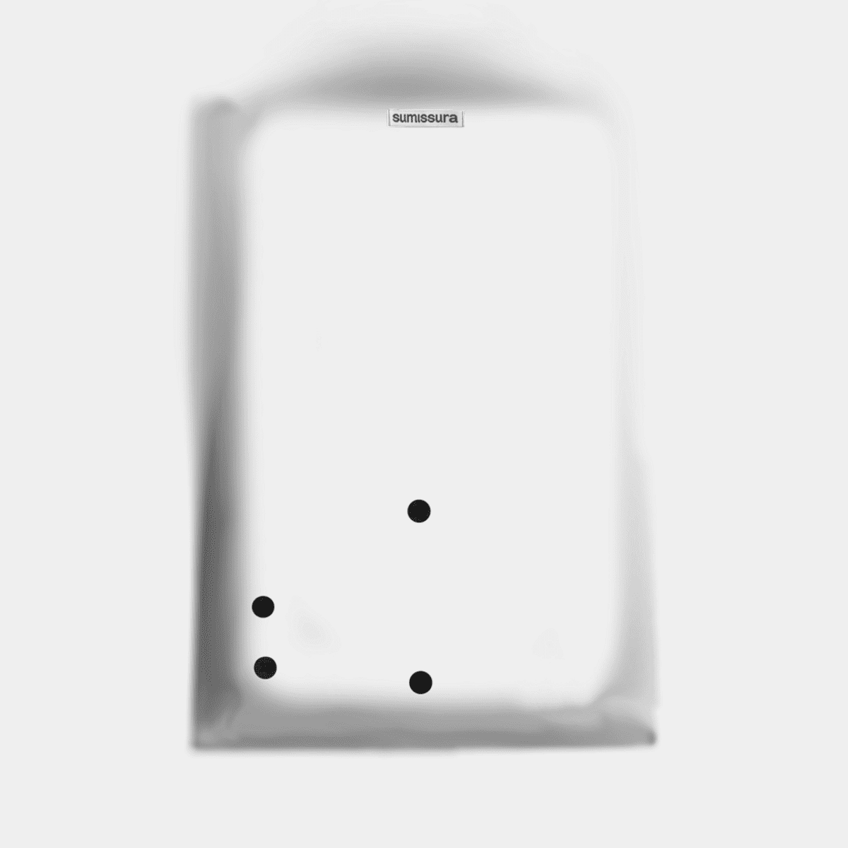 Camisa de vestir gris a cuadros de verano con cuello mao | Sumissura