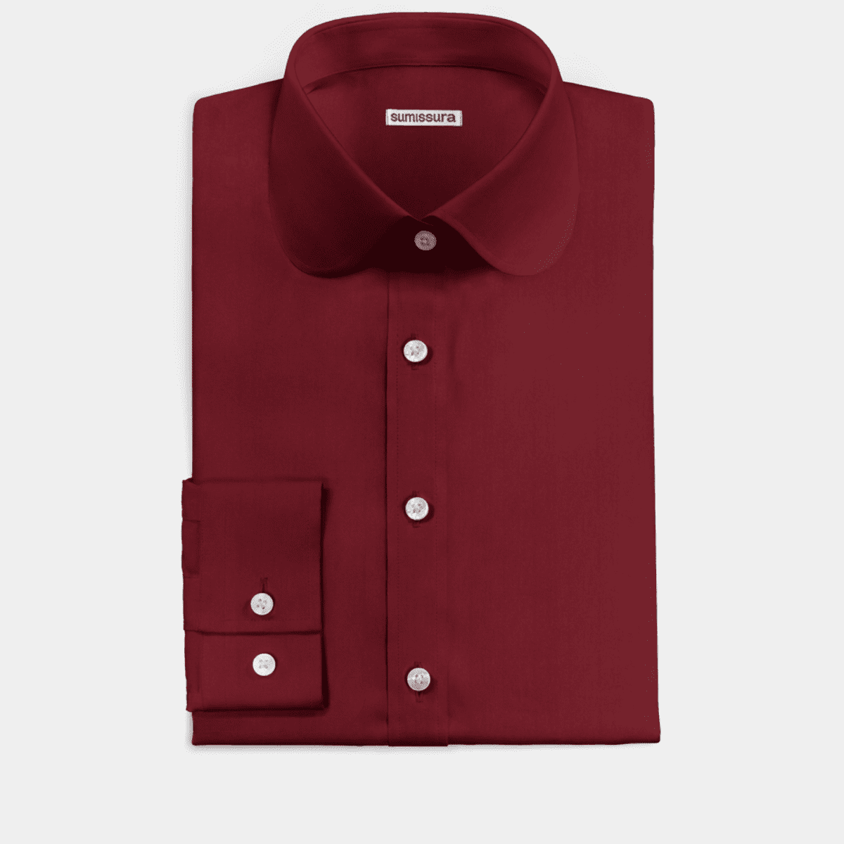 Imperial Red lady collar Shirt | Sumissura