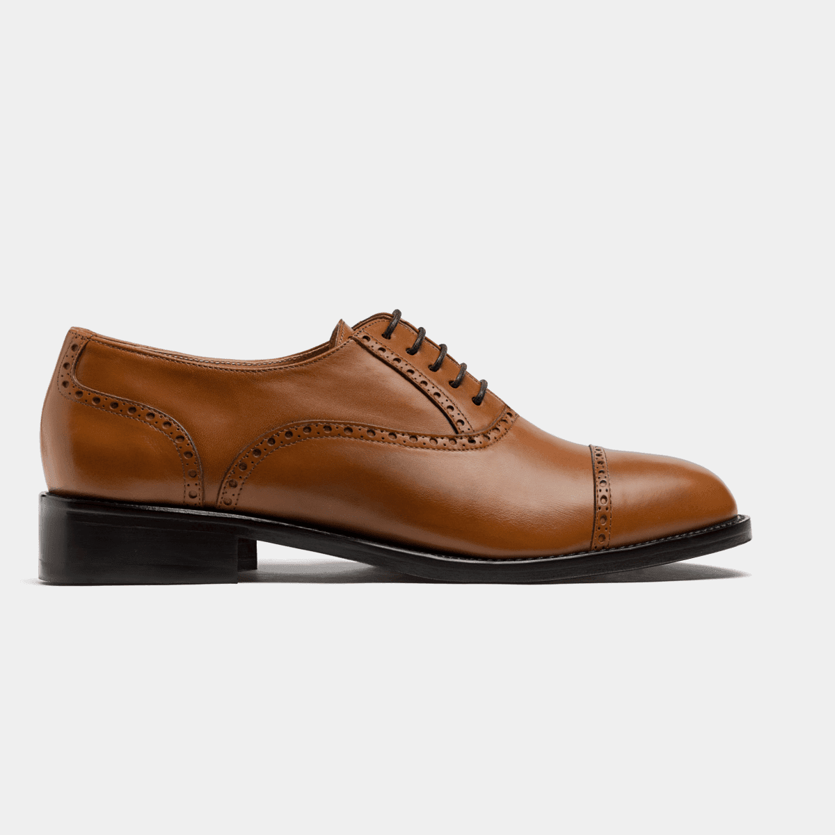 Brogues - brown italian calf leather