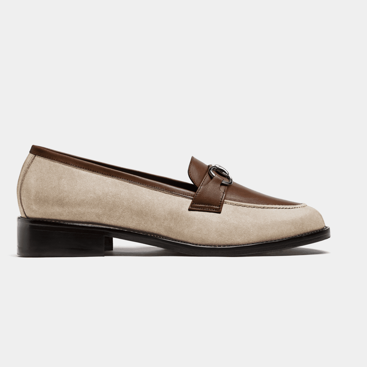 Bit Loafer - beige suede