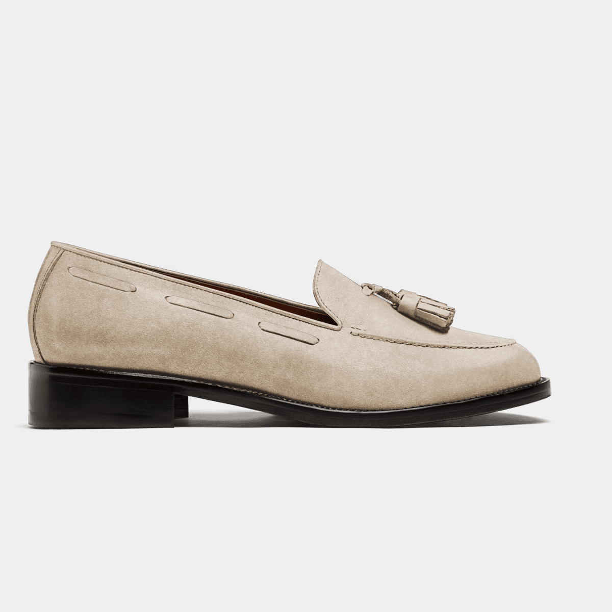 Tassel Loafer - beige suede | Sumissura