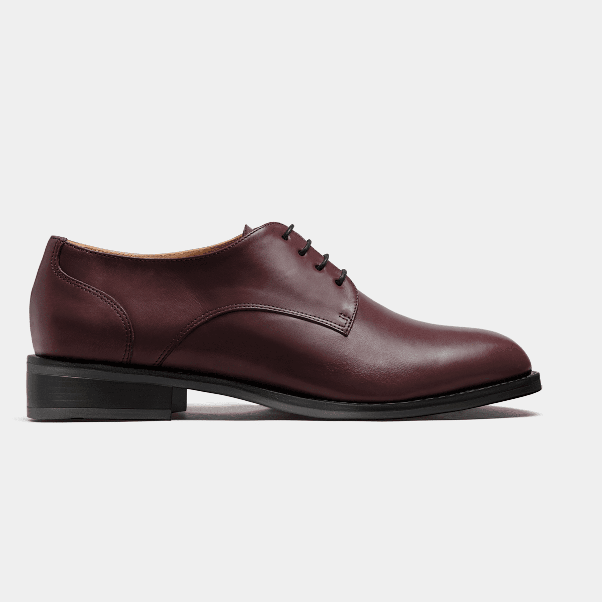 Derby shoes - burgundy italian calf leather | Sumissura
