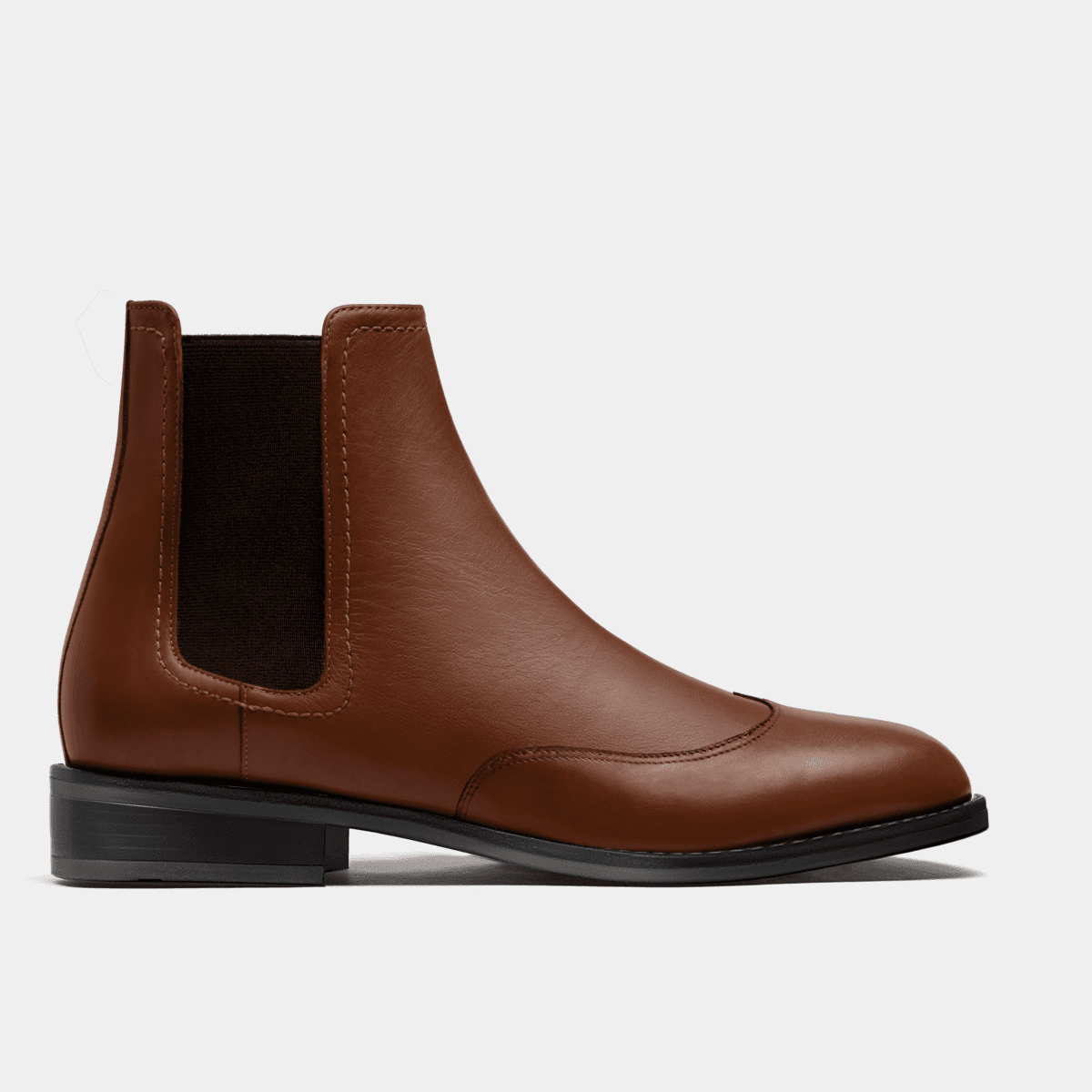 Botas Chelsea Mujer Pala Vega - becerro marrón | Sumissura