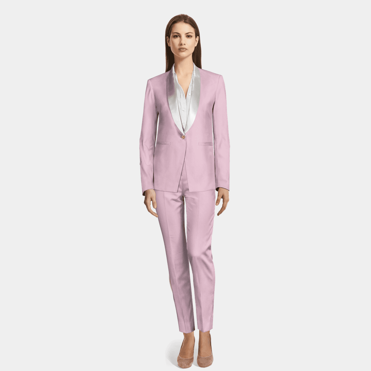 Light Purple Tuxedo with shawl lapels - relaxed fit | Sumissura