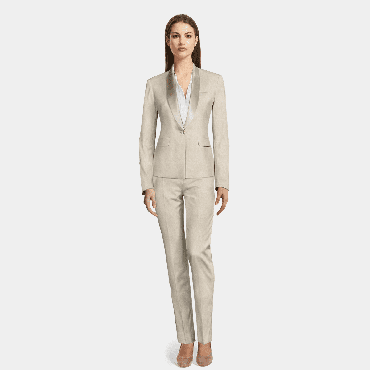 Cream Linen Bridal Tuxedo | Sumissura