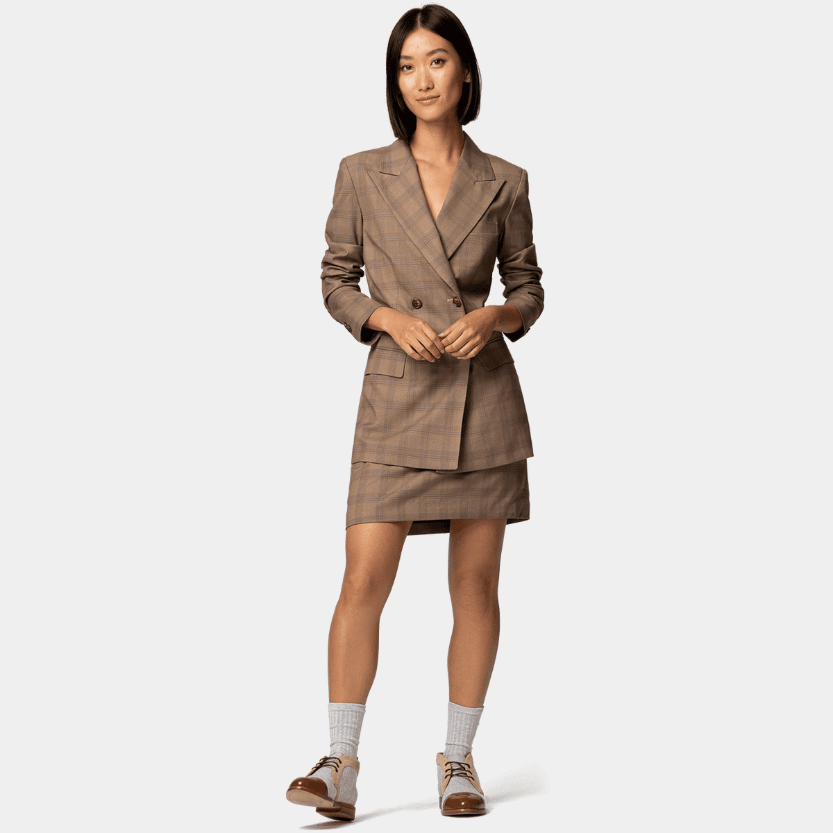 Polyester Mini Skirt Suits | Sumissura
